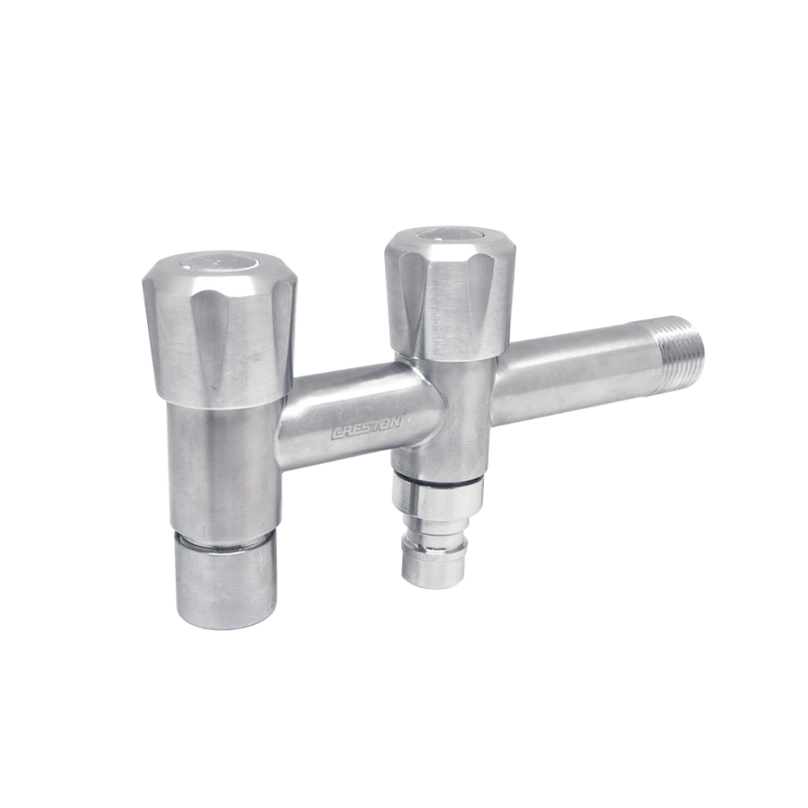 Stainless Steel Dual Faucet – Creston Hardware
