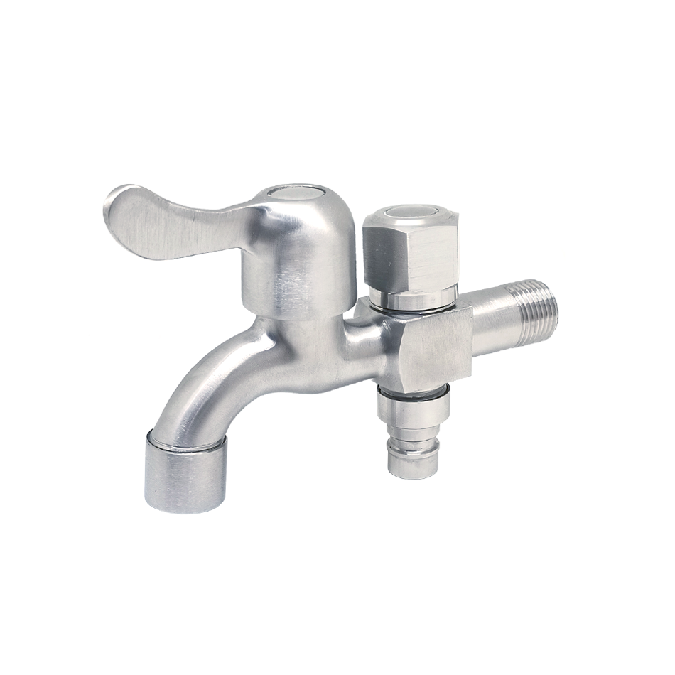 Stainless Steel Dual Faucet – Creston Hardware