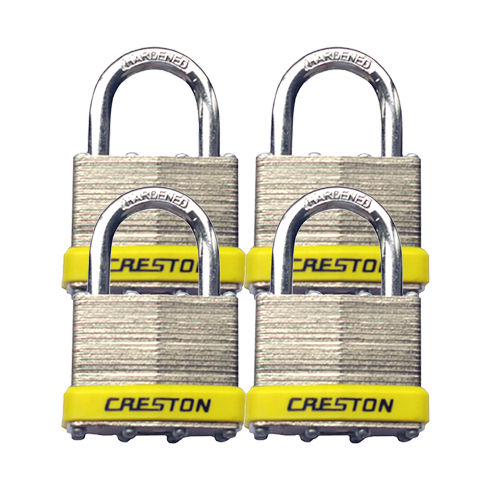 Laminated steel padlock set – Creston Hardware